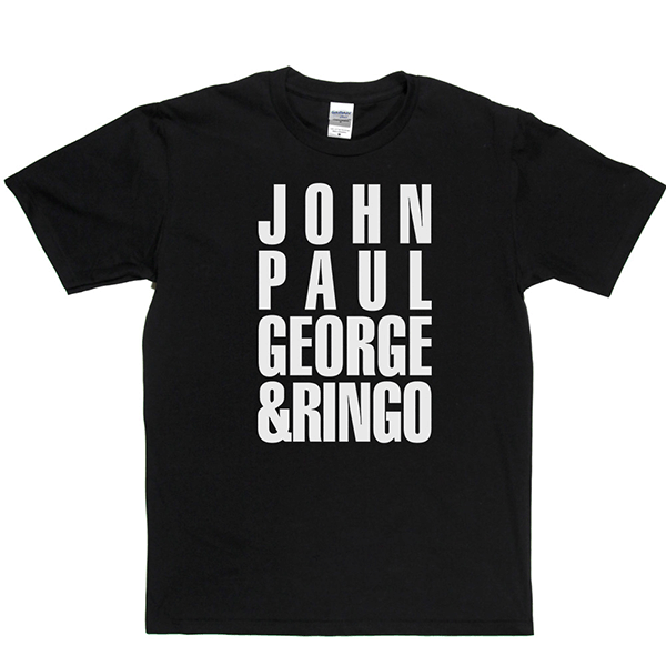 John Paul George and Ringo T-shirt | DJTees.com